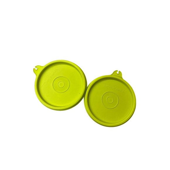 Tupperware | Kitchen | Set Of 2 Tupperware H Replacement Lids Yellow ...